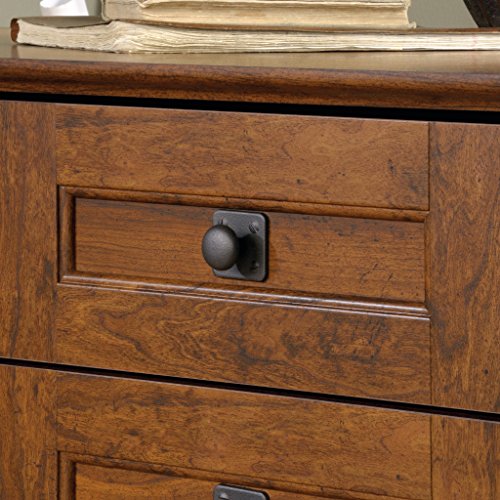 Sauder Carson Forge Corner Computer Desk, Washington Cherry finish