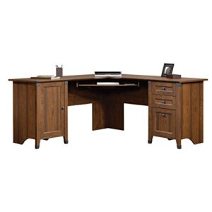 Sauder Carson Forge Corner Computer Desk, Washington Cherry finish