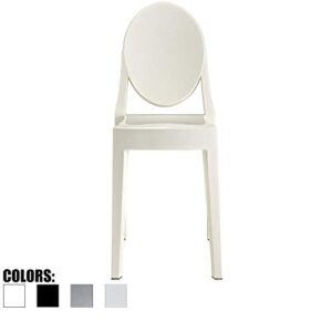 2xhome - victoria style ghost side chair transparent acrylic chair