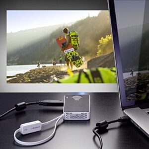 Philips PPX4350WIFI/INT Pocket Projector, 50 Lumens, LED, HDMI, 60 Inches Display, Bluetooth, Wireless, USB, 4,6 Oz