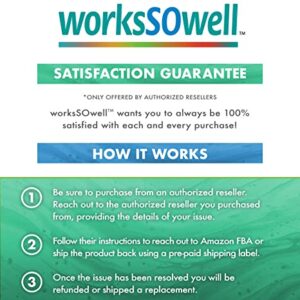 WorksSoWell 1TDC Dual Action Natural Support – 60 Twist Off Soft Gels | Delivers 4 Health Benefits for Dogs & Cats | Supports Oral, Hip & Joint Health, Muscle & Stamina Recovery, Skin & Coat Health