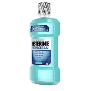 Listerine UltraClean Mouthwash, Arctic Mint,1.5 Liters