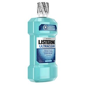 Listerine UltraClean Mouthwash, Arctic Mint,1.5 Liters