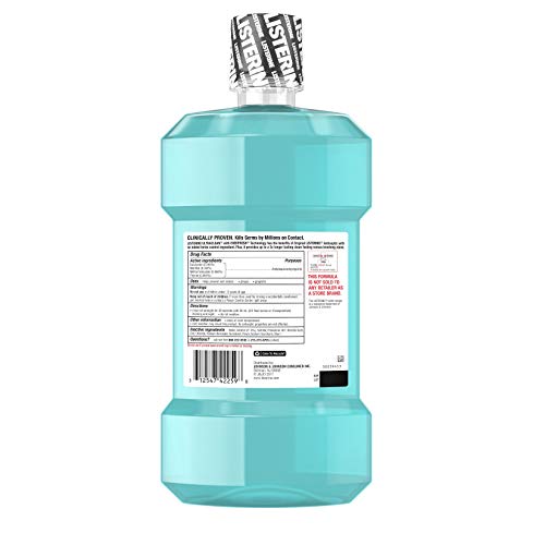 Listerine UltraClean Mouthwash, Arctic Mint,1.5 Liters