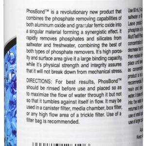 Seachem PhosBond Phosphate Silicate Remover Aquarium Filter Media, 250ml