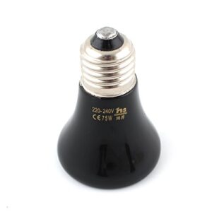 ids 75w pet reptile breeding ceramic emitter heated heater light lamp bulb