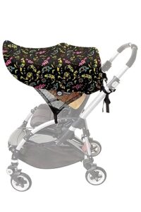 dreambaby animals stroller sun shade, large, black