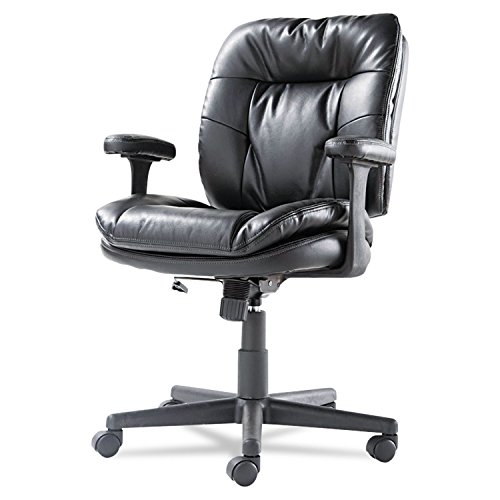 OIF ST4819 Executive Swivel/Tilt Chair, Fixed T-Bar Arms, Black