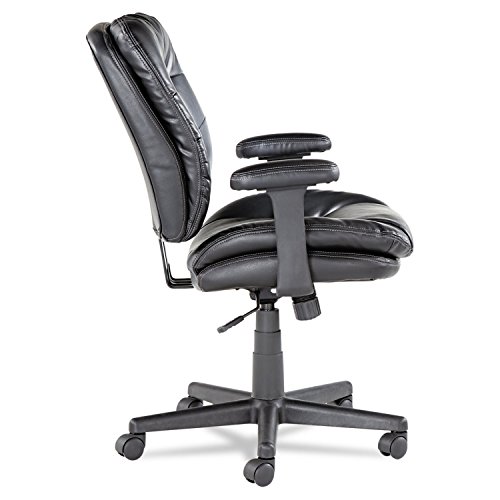 OIF ST4819 Executive Swivel/Tilt Chair, Fixed T-Bar Arms, Black