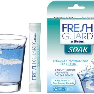 Fresh Guard Soak for Retainers Mouthguards Braces