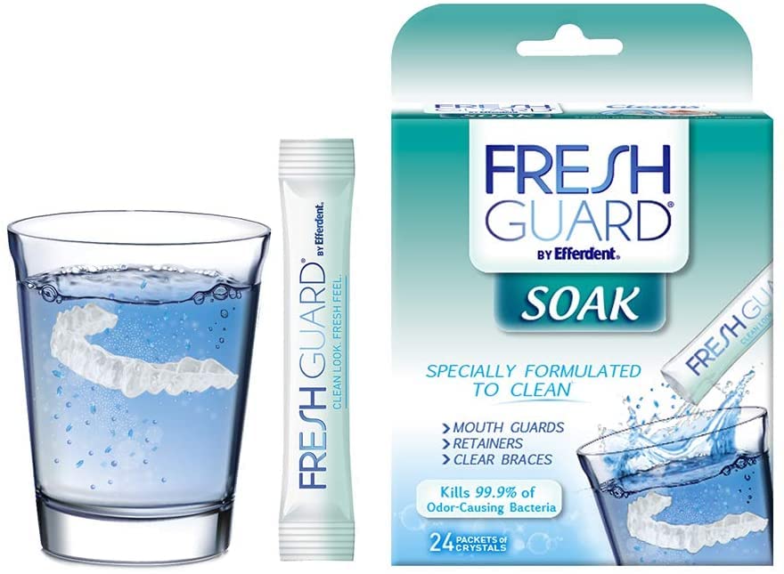 Fresh Guard Soak for Retainers Mouthguards Braces