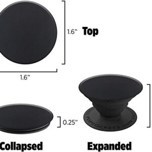 PopSockets: Collapsible Grip & Stand for Phones and Tablets - Black