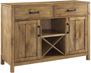 crosley furniture roots sideboard, natural