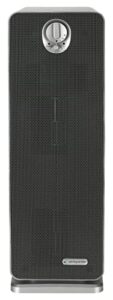 germ guardian ac4900ca 22” 3-in-1 true hepa filter air purifier for home, full room, uv-c light kills germs, filters allergies, smoke, dust, pet dander, & odors, 3-yr wty, germguardian, black