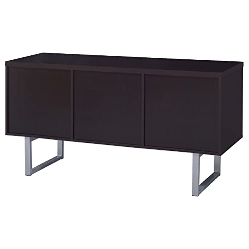 Coaster Home Furnishings Lawtey 5-Drawer Credenza with Adjustable Shelf Cappuccino