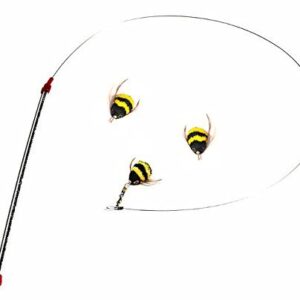 Go Cat Da Bee Teaser Wand and Two Extra Bee Attachments from The Maker of Da Bird and Cat Catcher - Value Pack