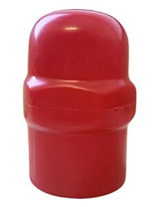 larin red rubber trailer hitch ball cover, fit 1-7/8 or 2 inch trailer balls (bc-985)