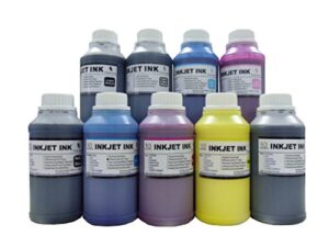 nd r@ 9x250ml bulk compatible pigment ink for stylus pro 3800, 4800, 7800, 9800 (includes matte black)