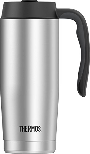 Thermos 16 Ounce Vacuum Insulated Stainless Steel Mug, Stainless Steel