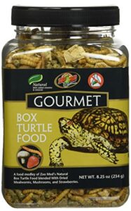 gourmet box turtle food net wt 8.25oz (254g)