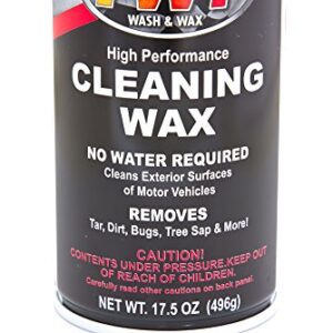 FW1 Wash&Wax High Performance Cleaning Wax Np Water Required Net Wt. 1.75 OZ