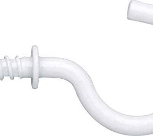 Liberty160378 7/8" Alloy Steel Cup Hooks (Pack of 36), White