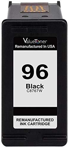 Valuetoner Remanufactured Ink Cartridge Replacement for HP 96 C9348FN C8767WN (2 Black) 2 Pack