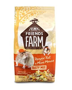 supreme tiny friends farm reggie rat and mimi mouse tasty mix 2lb