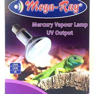 Mega-Ray Mercury Vapor Bulb - 70 Watts (120V) - Includes Attached DBDPet Sticker on Packaging