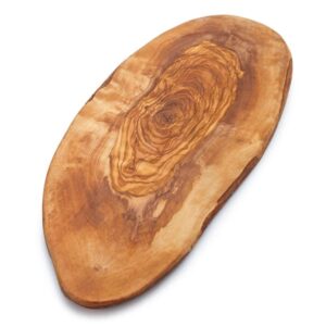 Sur La Table Italian Olivewood Slice Serving Board, Tan