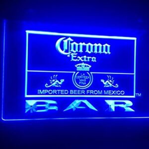 Corona Bar Beer Extra LED Neon Light Sign Man Cave 418-B