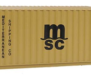 Walthers SceneMaster RS MSC BRN Container, 20'