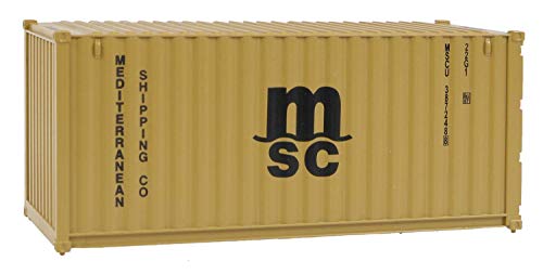 Walthers SceneMaster RS MSC BRN Container, 20'