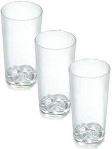 zappy 52 disposable plastic straight wall shooter glasses 1.75 oz clear tumblers - tasting sample dessert shooters wine beer champagne jello cup shot glass cups