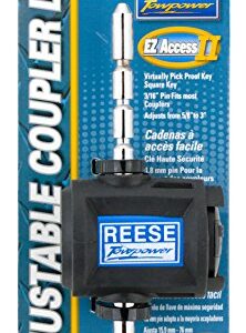 Reese Towpower 7057430 EZ Access II Chrome Adjustable Coupler Lock