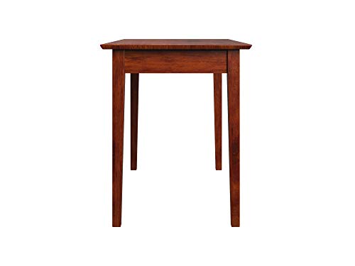 AFI Shaker Desk with Drawer, Brown