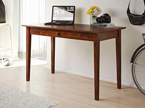 AFI Shaker Desk with Drawer, Brown