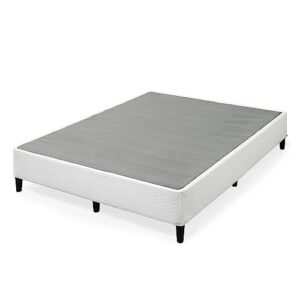 zinus keenan metal mattress foundation / standing box spring / headboard brackets included / easy assembly, full