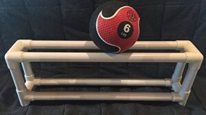 new pvc soft touch medicine ball storage rack