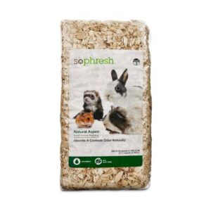 so phresh natural aspen small animal bedding, 8.1 liters (500 cu. in.)