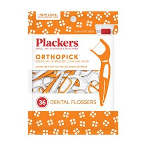 Plackers Ortho Picks Size 36ct Pack of 6