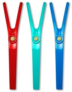 flossaid dental floss holder - 3 pack (assorted colors)