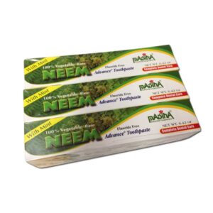 6 tubes madina neem toothpaste 100% vegetable base flouride free advance mint