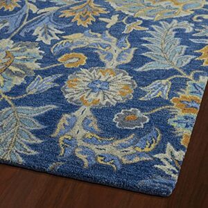 Kaleen Rugs Helena Hand-Tufted Area Rug, Blue/Multi, 2' x 3'