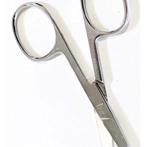 ToolUSA 4.5" Nail Scissors With 1-1/4" Curved Arrow Blades: SC-44352-Z02 : (Pack of 2 Pcs)