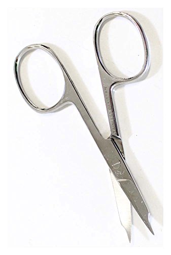 ToolUSA 4.5" Nail Scissors With 1-1/4" Curved Arrow Blades: SC-44352-Z02 : (Pack of 2 Pcs)