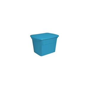 sterilite 17314308 18gal blu stor tote