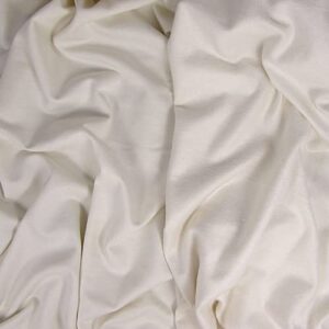 organic cotton fleece fabric - 12 ounce - natural - by the yard