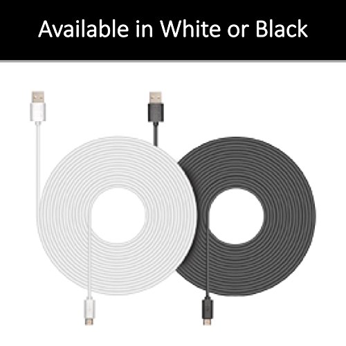 20ft USB Power Cable for Nest Cam, Yi Cam, Wyze Cam, etc.