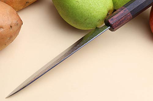 Yoshihiro 46 Layers VG-10 Hammered Damascus Petty Japanese Utility Knife 6'' 150mm Rosewood Handle